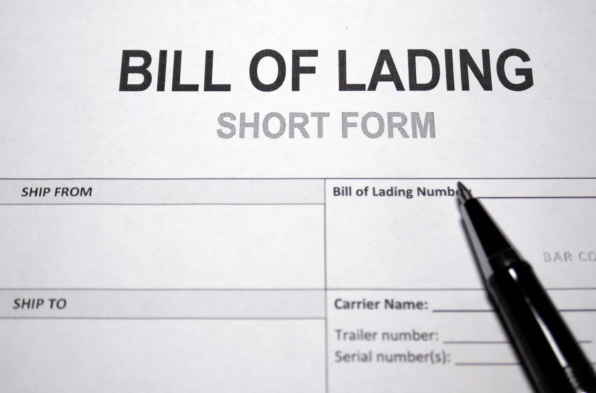 What Is A Bill of Lading, And Who Needs One? - Virtuzone
