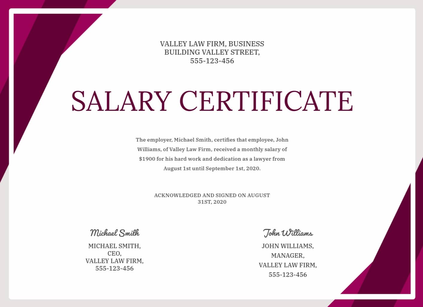 Proof Of Employment Letter With Salary Range In Uae Template Proof Of Employment Letter With Salary Range In Uae Template
